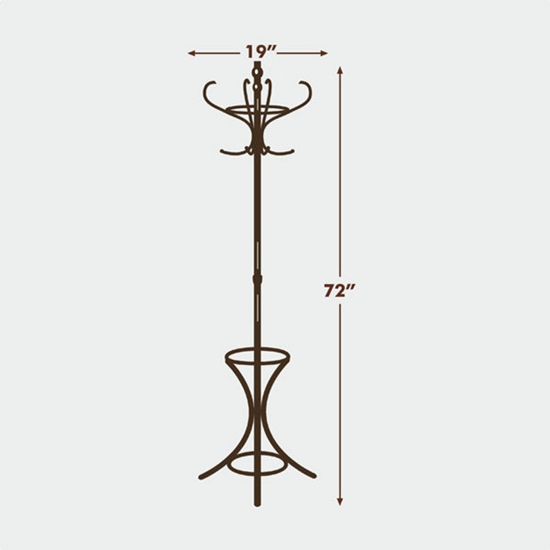 Coat Rack Wall Decal Hanger Wall Decal Coat Rack Wall - Etsy