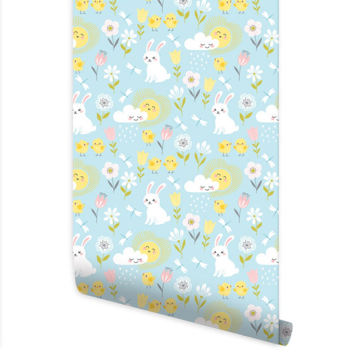 Bunny Wallpaper Animals Wallpaper Forest Animals | Etsy