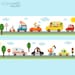 Vehicles Wall Border Decal Transportation Vehicles Border - Etsy