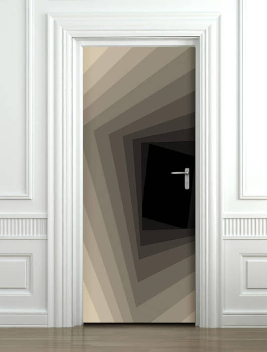 Door Sticker, Door Wallpaper, Door Mural, Hole in the Wall Art ...