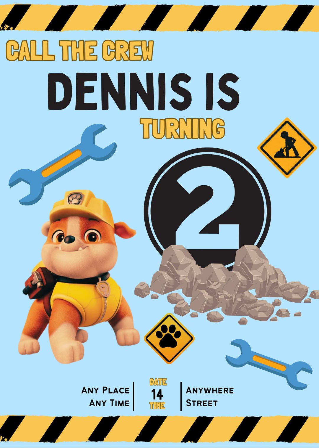 Call the Crew I'm Turning Two - Etsy