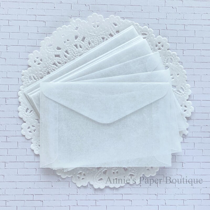 Glassine Envelope - Etsy