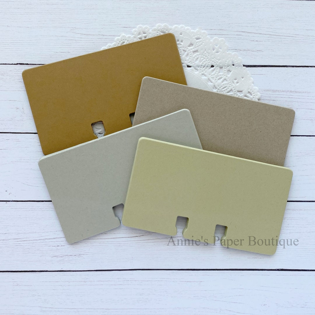 24 Rotary File Cards - Brown Color Bundle - for Rolodex, Journal ...