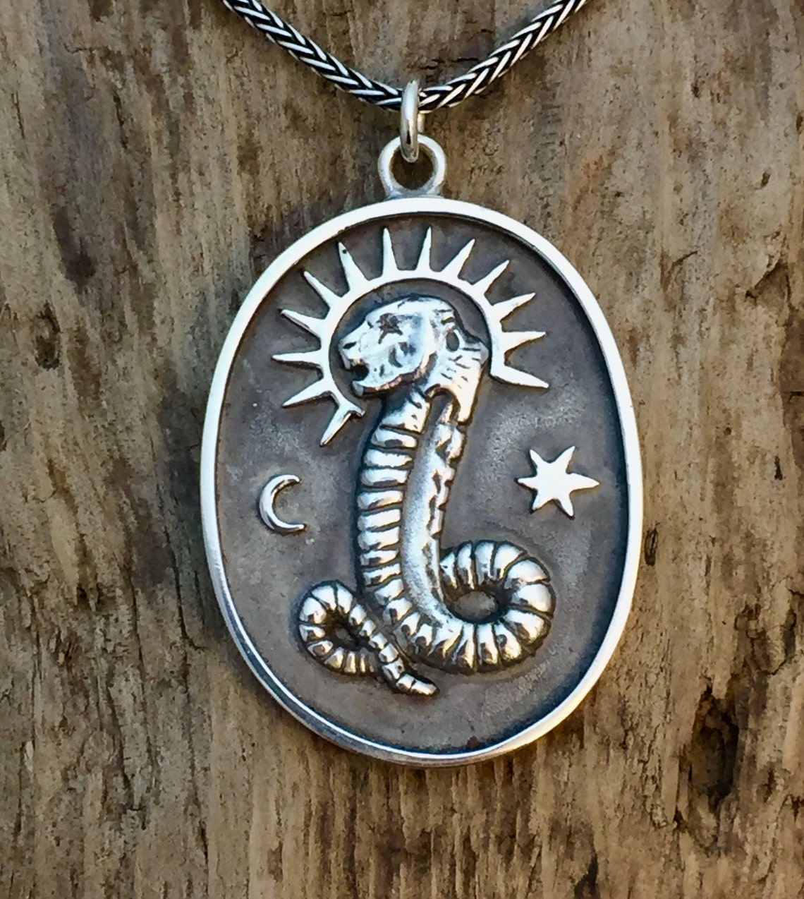 Sterling Gnostic Lion Serpent - Etsy