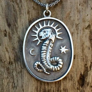 Sterling Gnostic Lion Serpent - Etsy