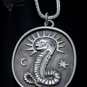 Sterling Gnostic Lion Serpent - Etsy