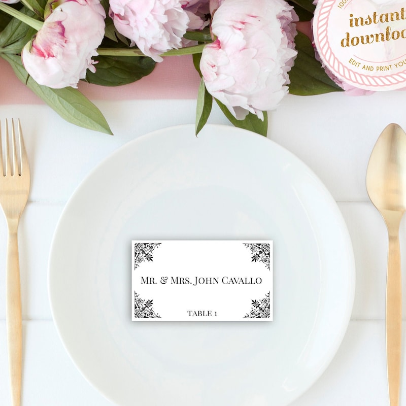 Fancy Place Cards - Etsy