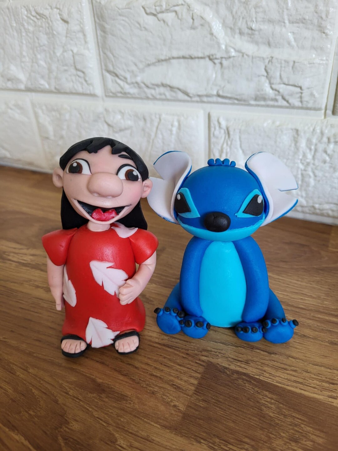 Edible Stitch and Angel Cake Topper Decoration, Lilo and Stitch Cake ...