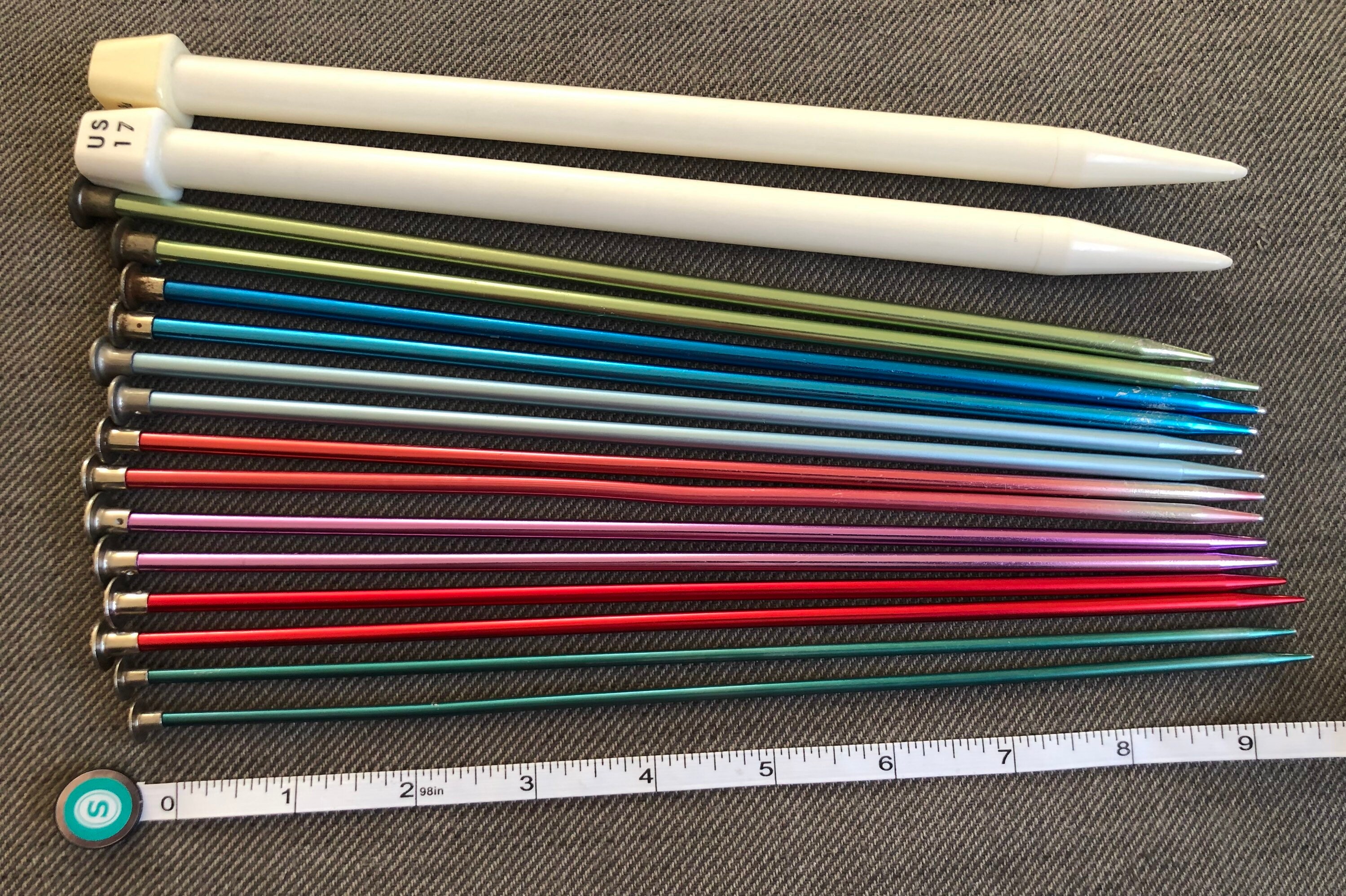 Knitting Knitting Needles choose size & color Boye aluminum metal ...
