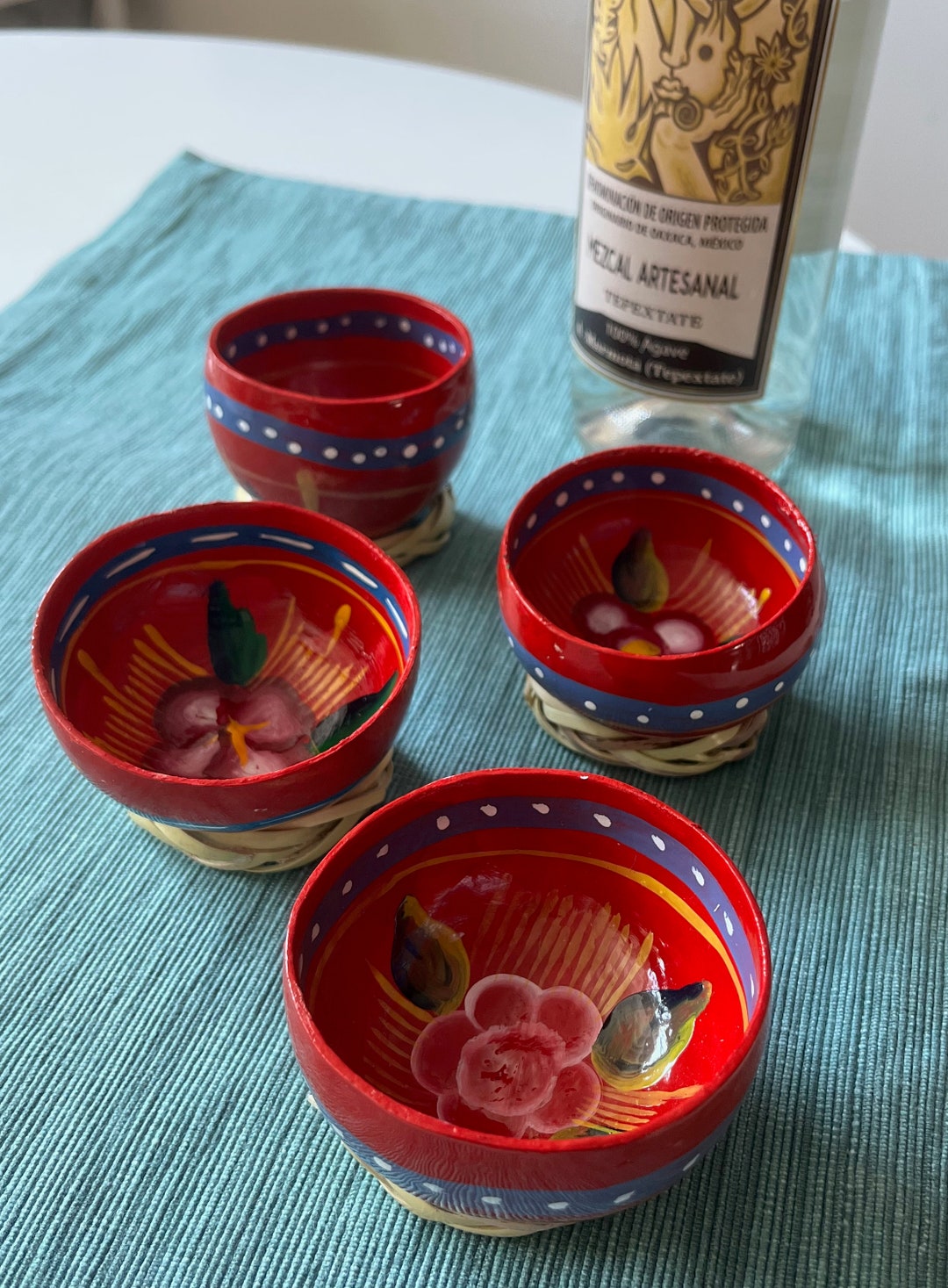 Set of 6 Mezcal Gourd Cups, Small Jicaras for Drinking - Etsy