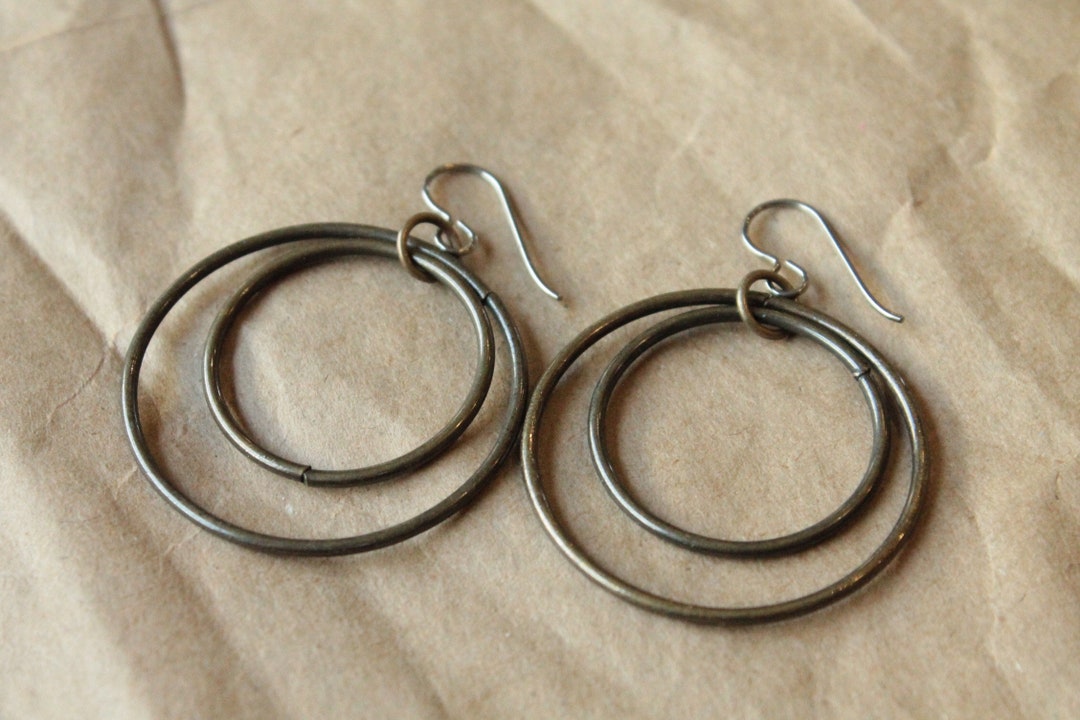 Pure Titanium Earrings / Hypoallergenic Hoop Earrings / Allergy Free ...