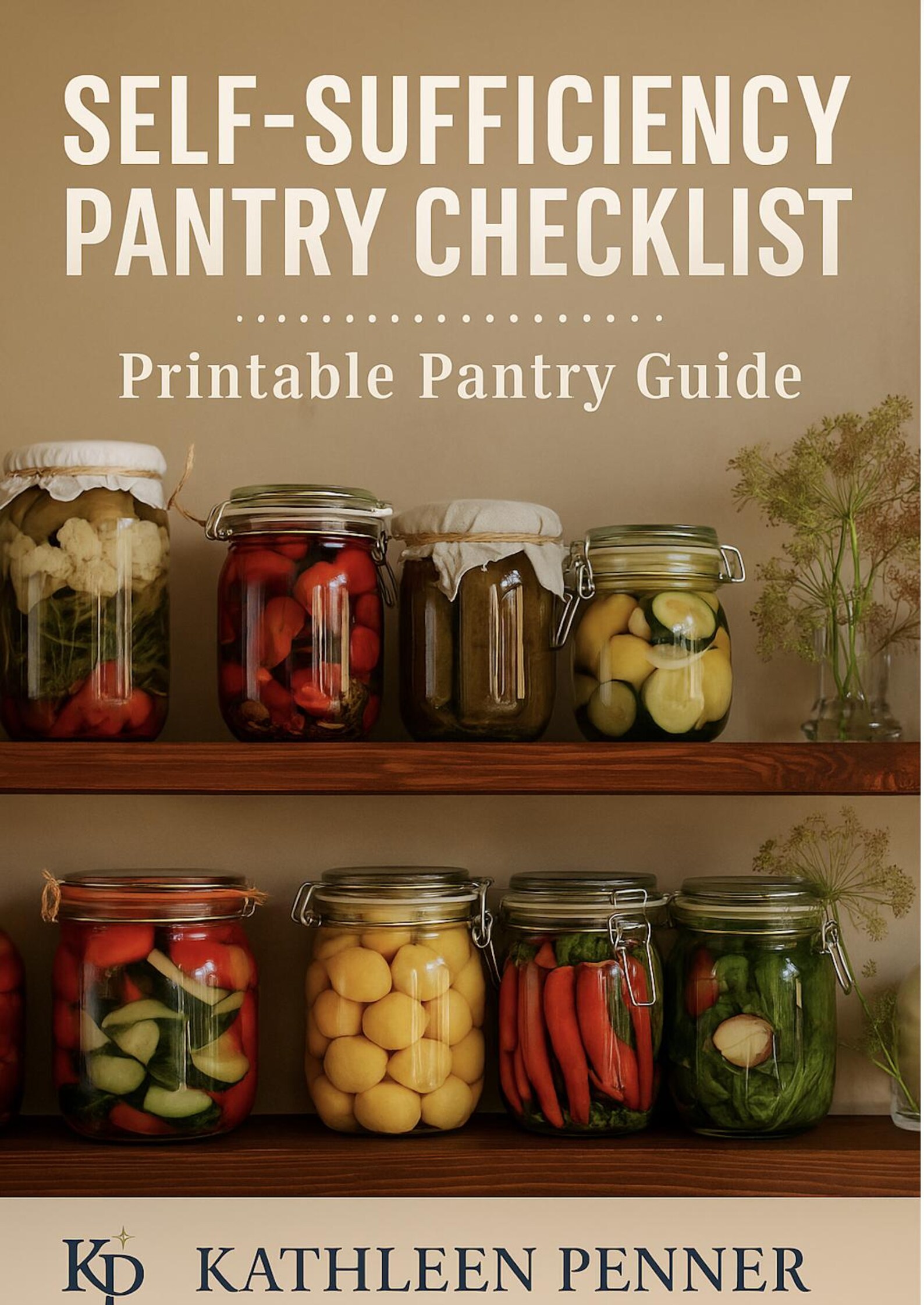 Prepper Pantry Checklist: Food Storage & Self-sufficiency Guide (PDF ...