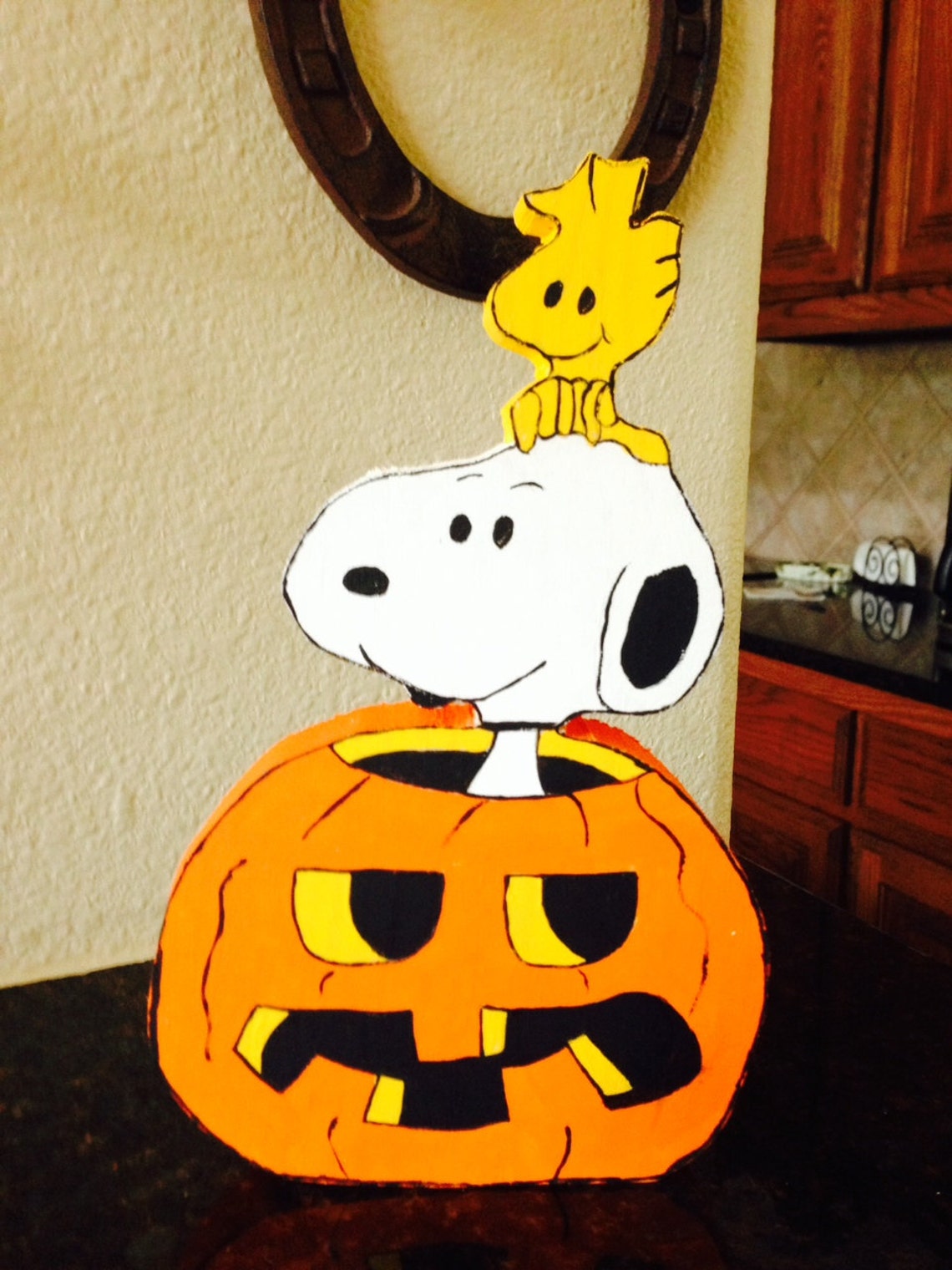 Snoopy Halloween Decoration, Pumpkin, Fall, Seasonal, Table, Mantle ...