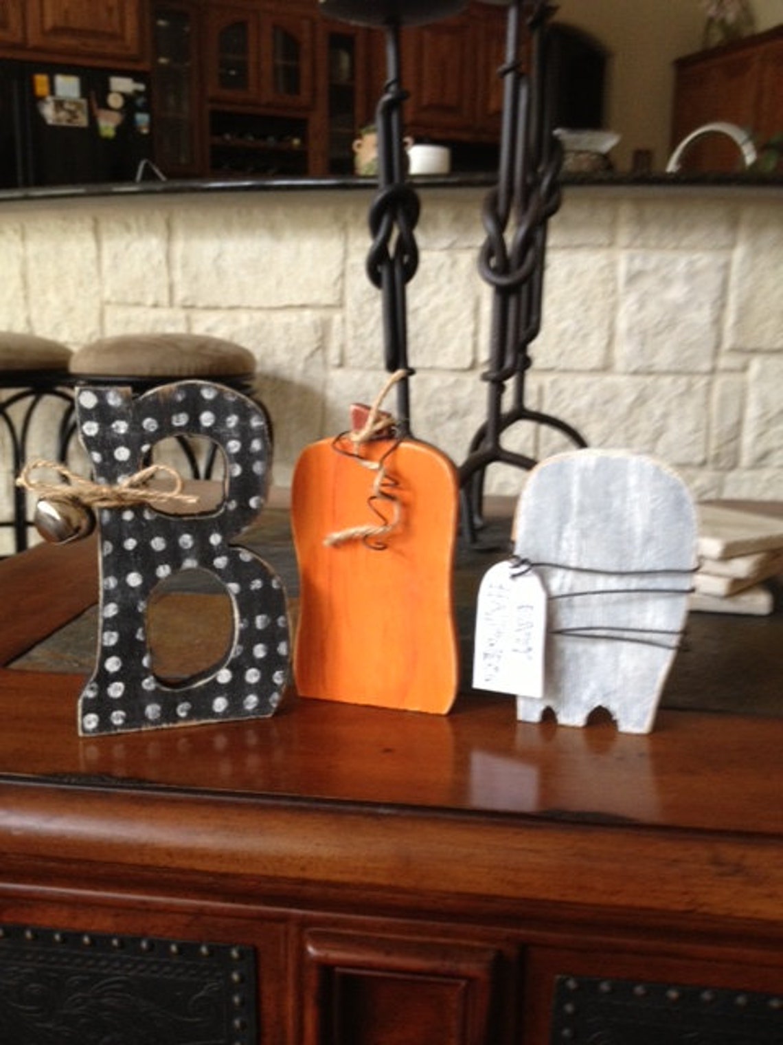 Primitive boo Decoration for Halloween, Fall, Table, Mantle, Desk, Home ...