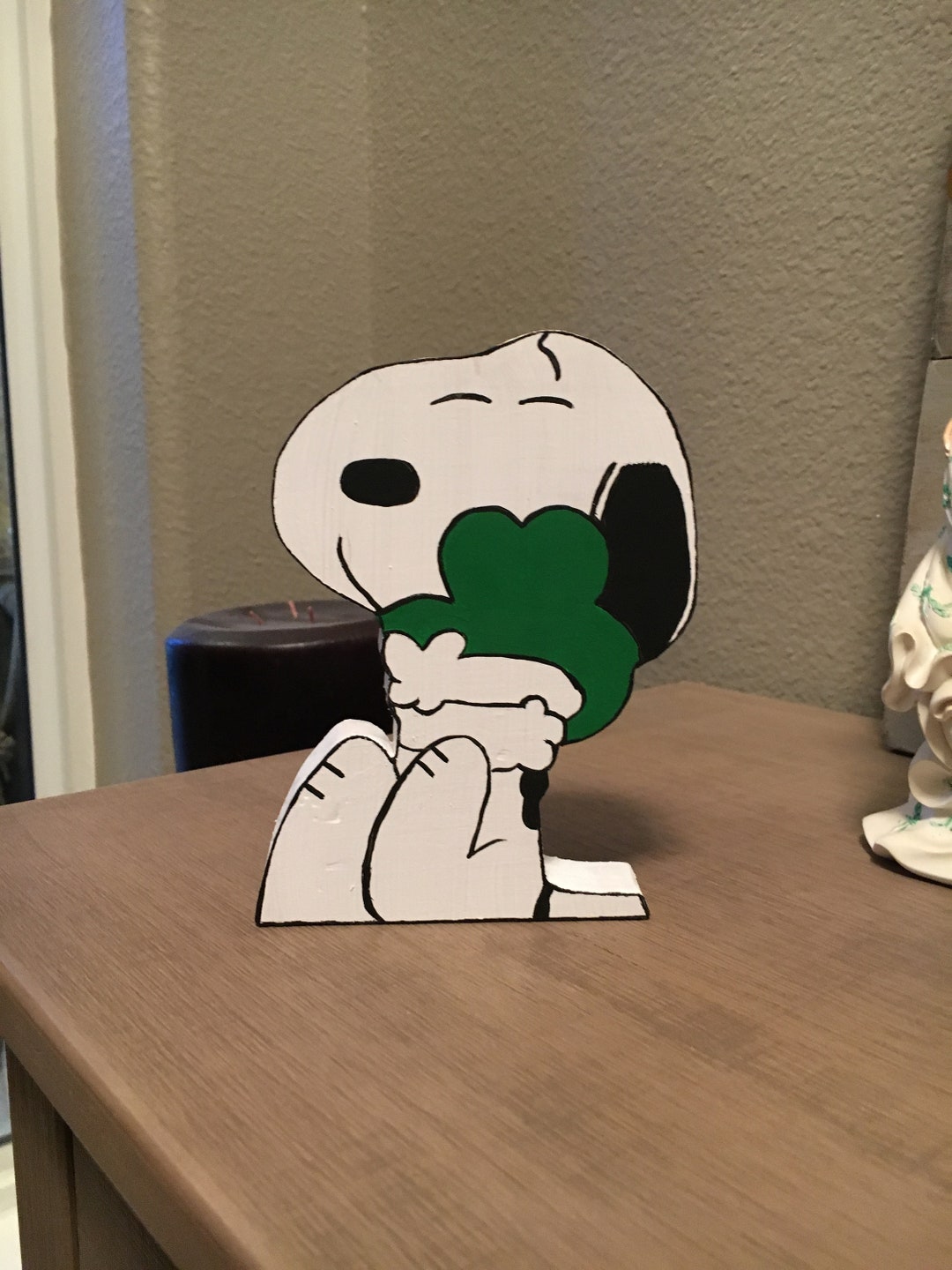 Snoopy Hugging Shamrock, Snoopy St. Patricks, - Etsy