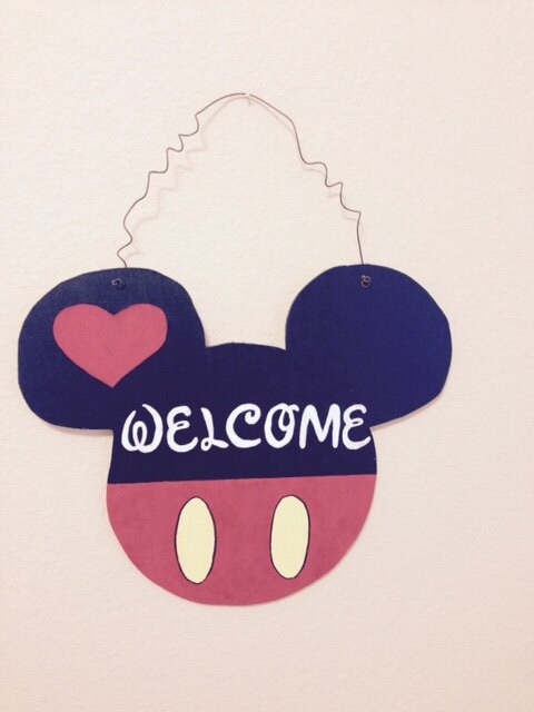 Mickey Mouse Welcome Ears - Etsy