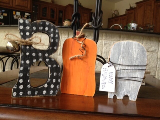 Primitive boo Decoration for Halloween, Fall, Table, Mantle, Desk, Home ...