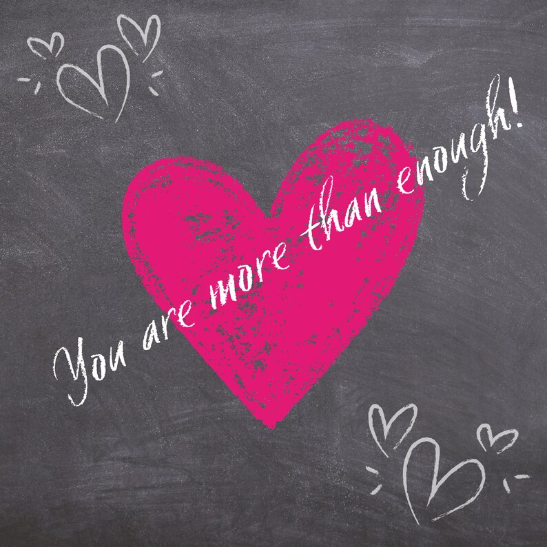 Printable - You Are More Than Enough - Etsy