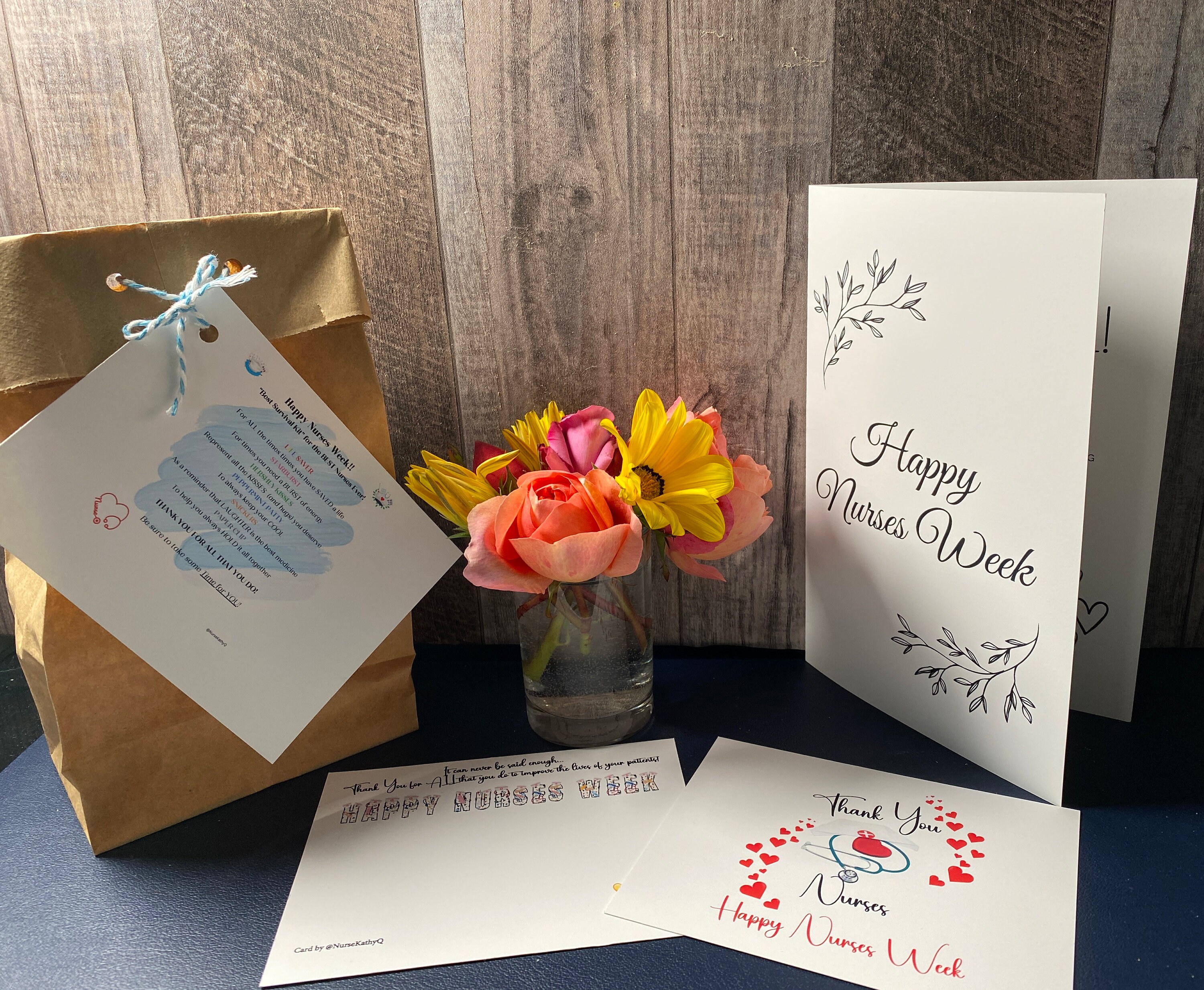 Nurses Week Celebration Card - Download and Print Your Own - Etsy