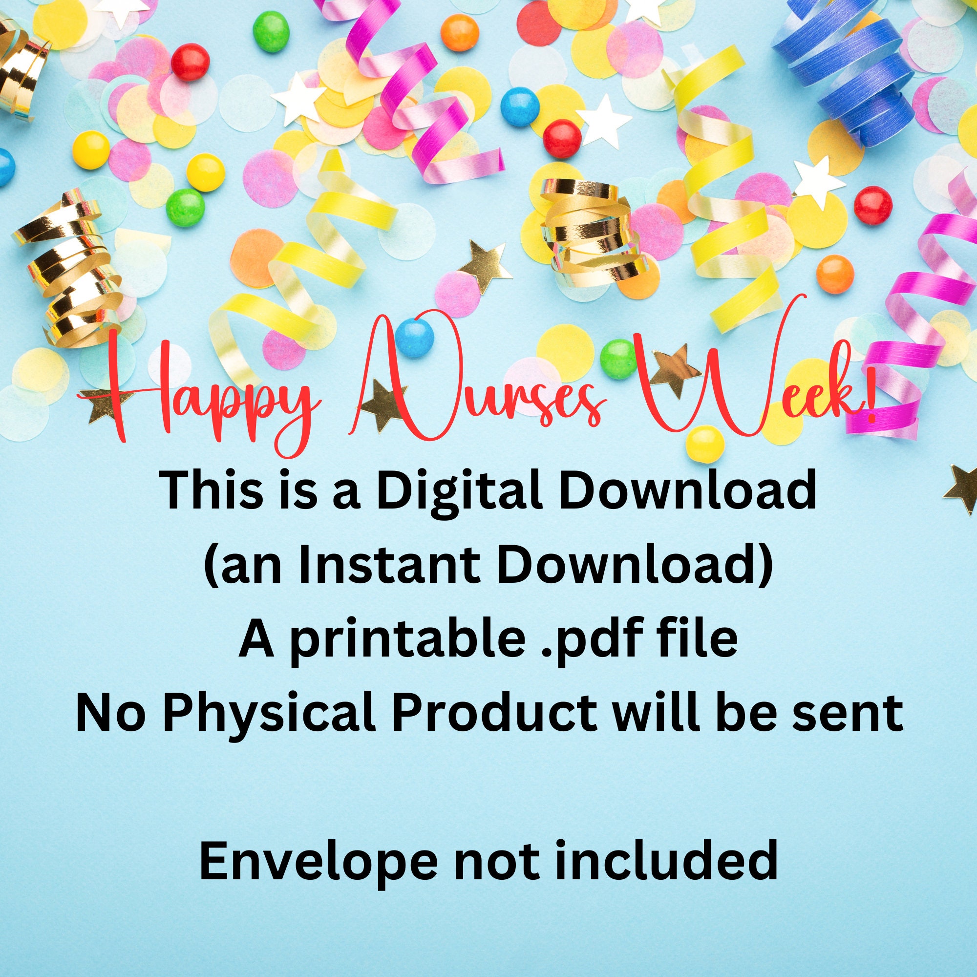 Digital Download Nurses Week Gift Tag - Etsy