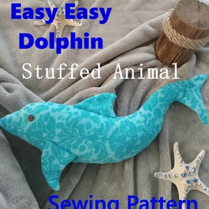 Easy Easy Dolphin Stuffed Animal Sewing Pattern - Etsy