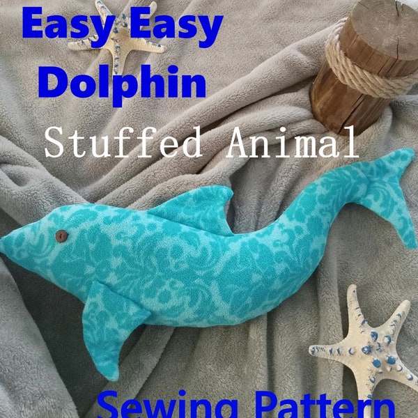 Stuffed Dolphin - Etsy