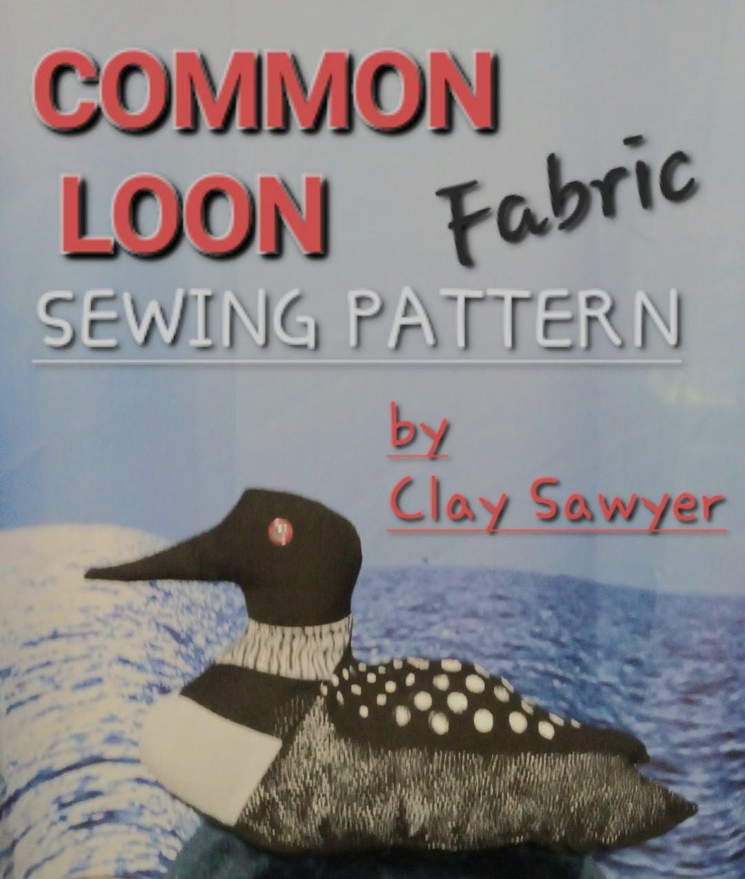 Common Loon Sewing Pattern Digital Download - Etsy
