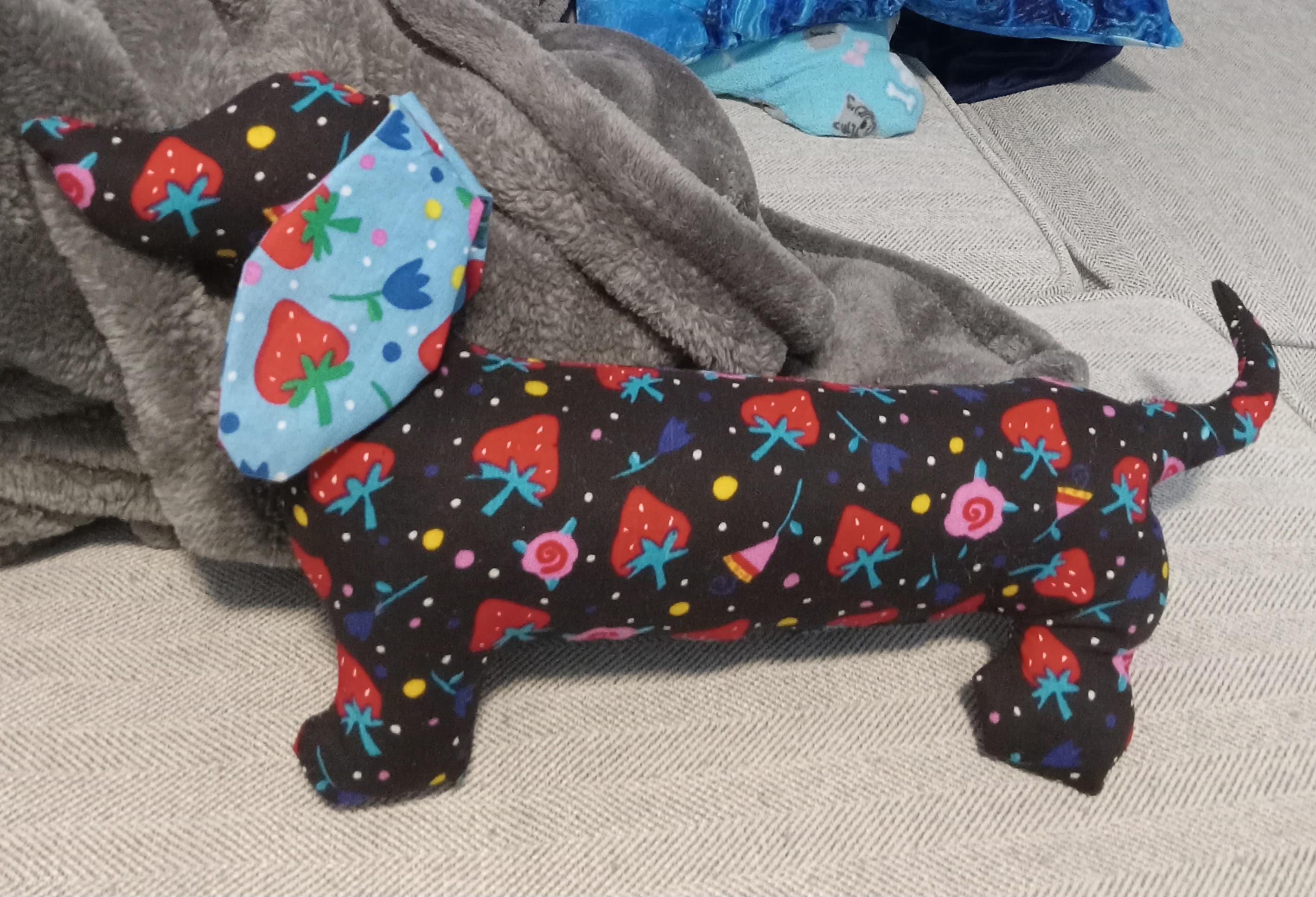 Easy Dachshund Puppy Pillow Sewing Pattern Digital Download - Etsy