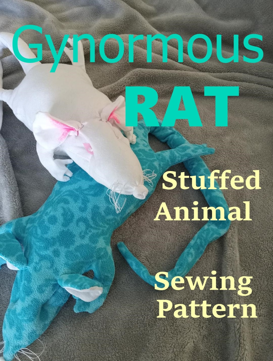Gynormous Rat Stuffed Animal Sewing Pattern - Etsy