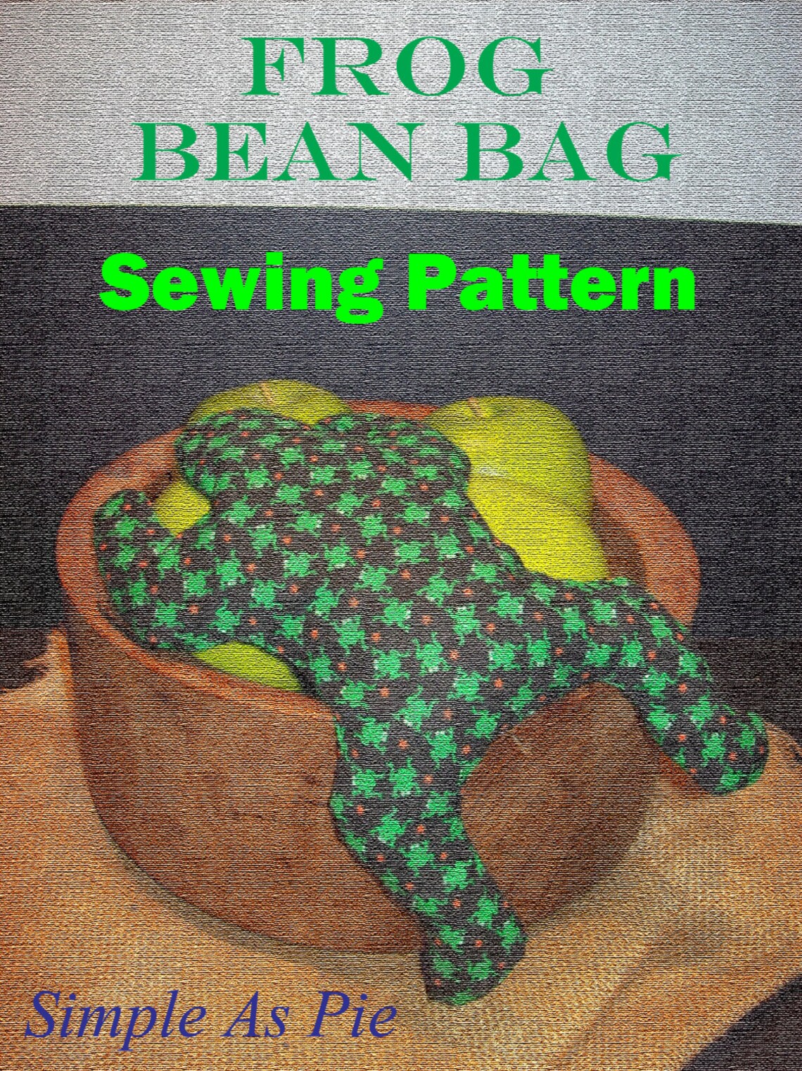Frog Beanbag Sewing Pattern - Etsy