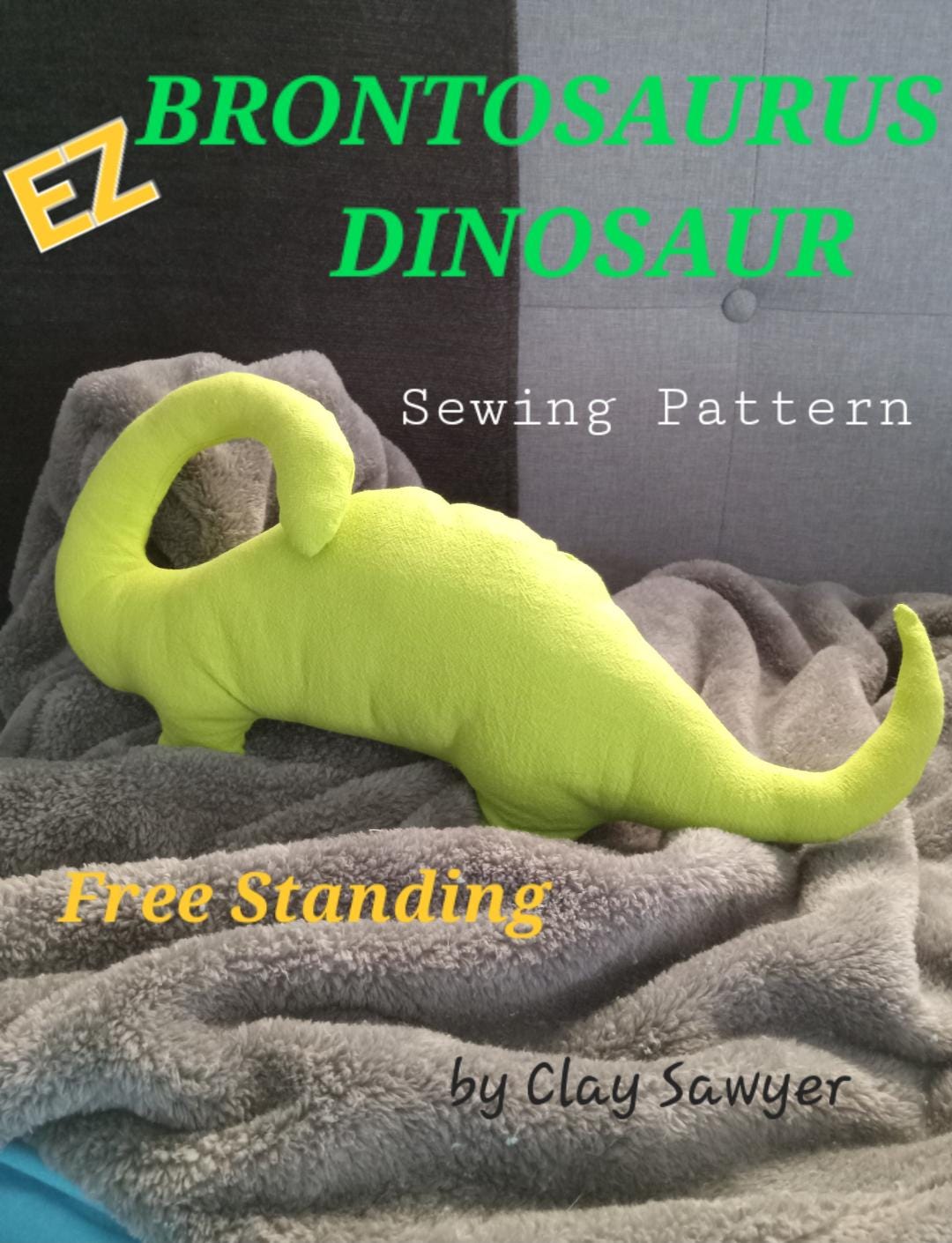 PDF New EZ Brontosaurus Dinosaur Complete Animal Free Standing Sewing ...