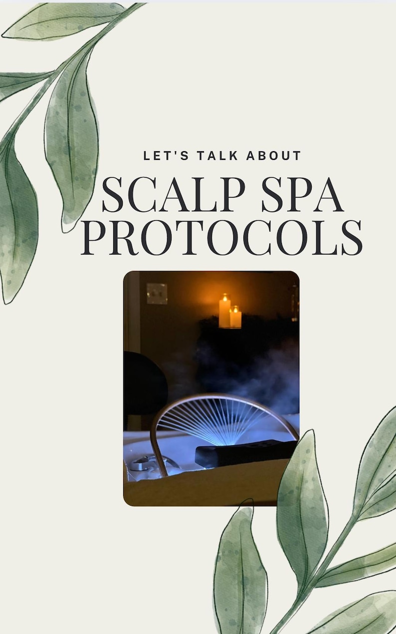 Scalp Spa Protocols - Etsy