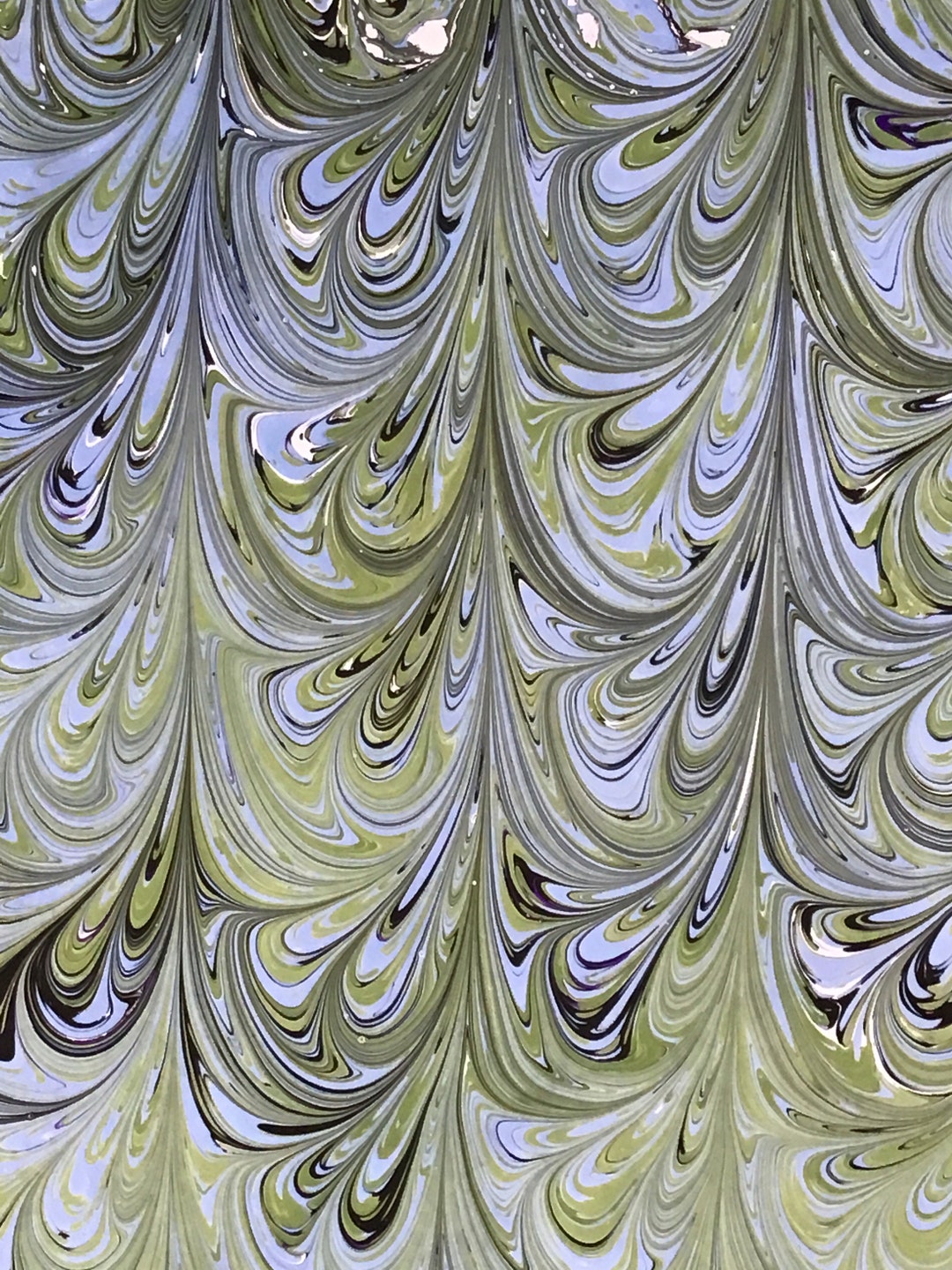 Marbled Paper Sheet #516 - Etsy
