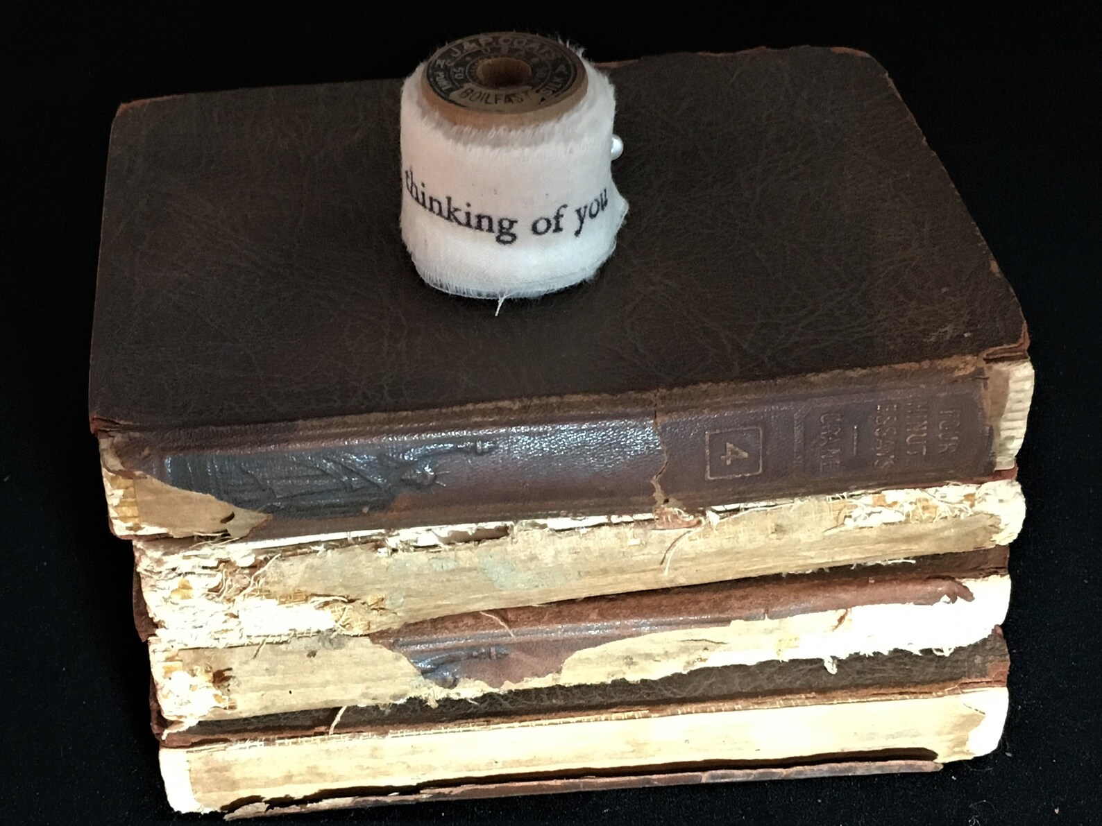 Hand Stamped Muslin Ribbon - Etsy