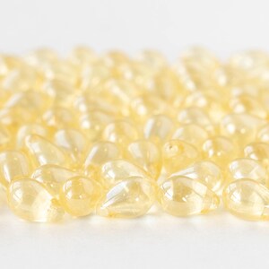30 - 6x9mm Glass Teardrop Beads for Jewelry Making - Czech Glass Beads ...