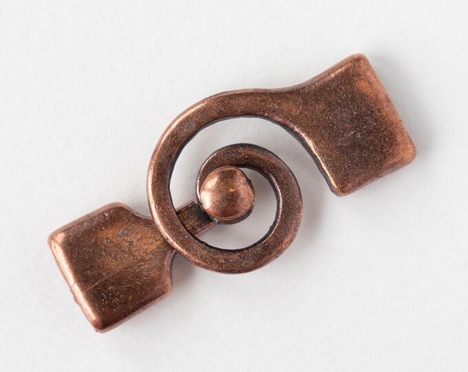 Spiral Clasp - Copper - 1 Clasp - Etsy