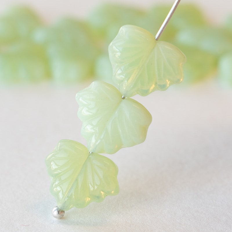 Leaf Beads - Etsy