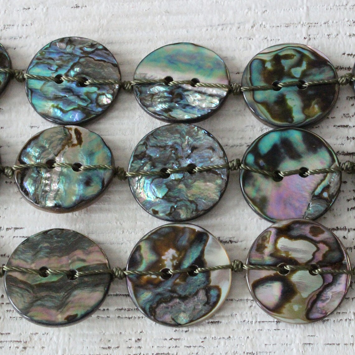 20mm Abalone Button Beads Abalone Beads Abalone Shell | Etsy