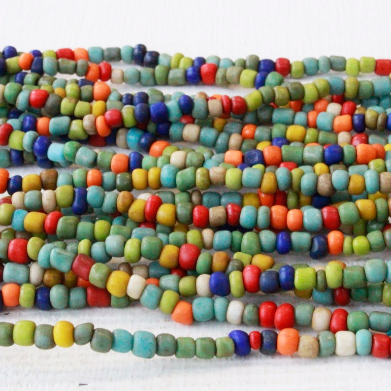 Indonesian Rustic Seed Beads Indonesian Glass Beads Boho - Etsy