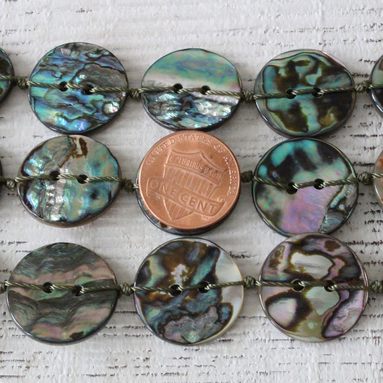 20mm Abalone Button Beads Abalone Beads Abalone Shell | Etsy