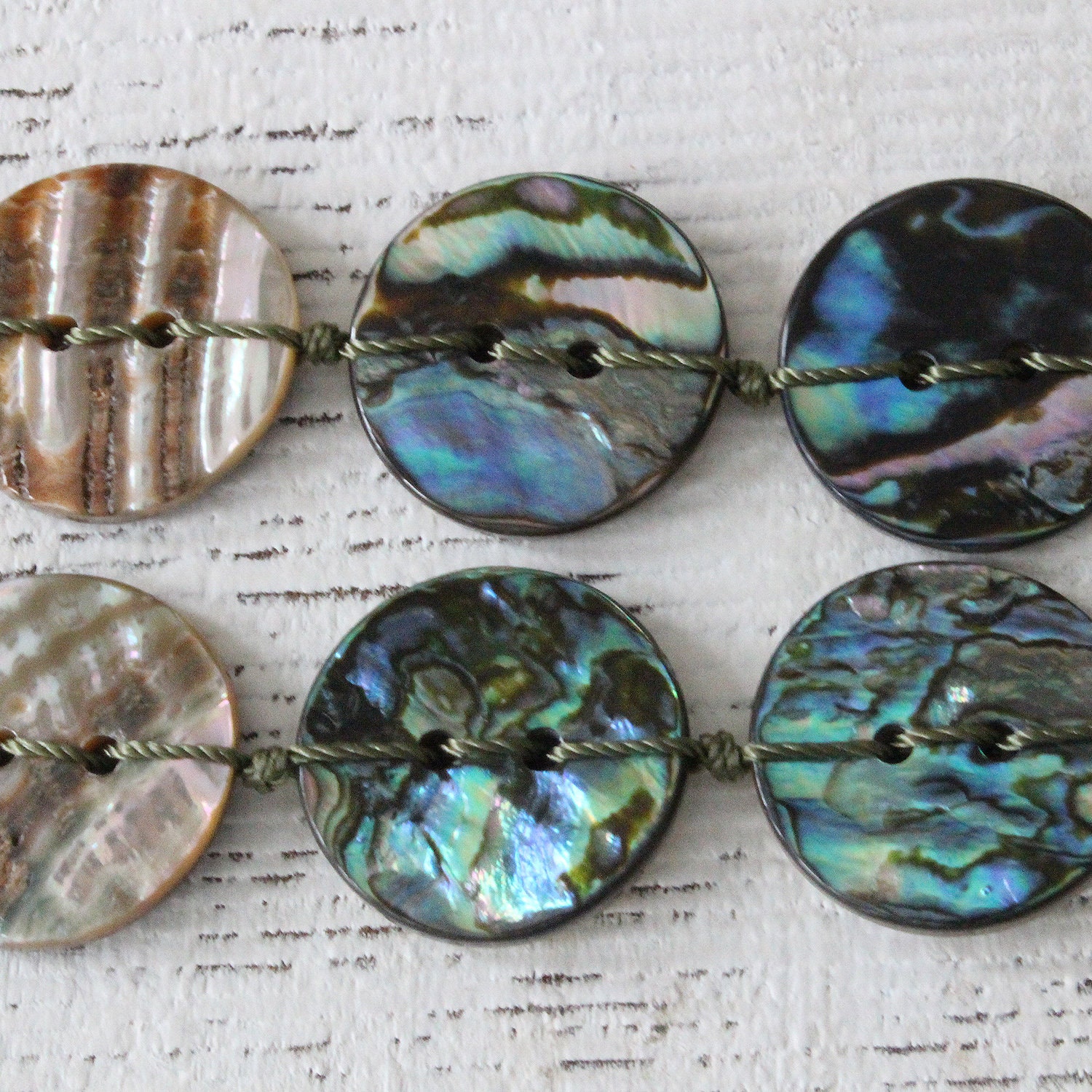 20mm Abalone Button Beads Abalone Beads Abalone Shell - Etsy