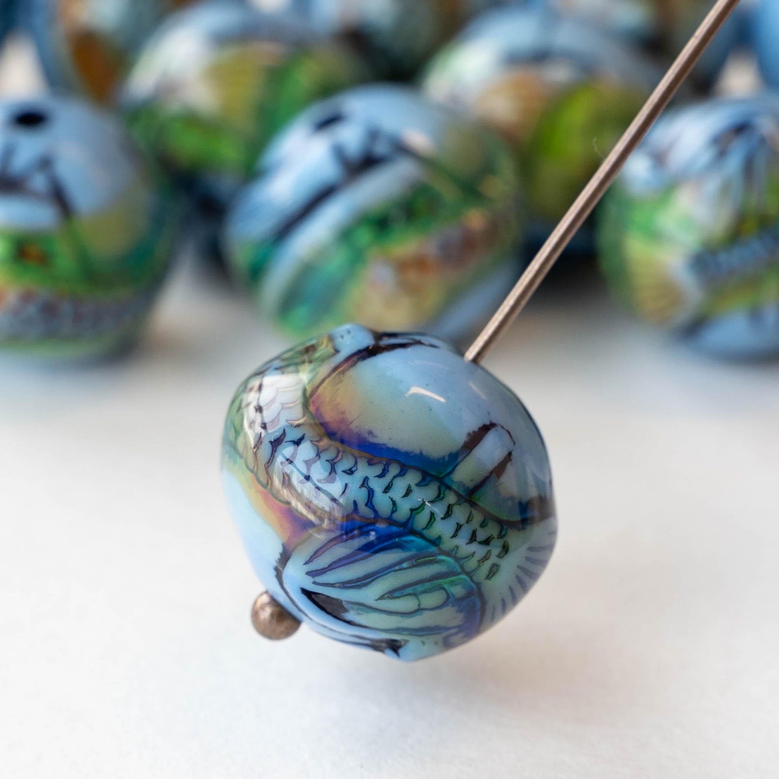 16mm Color Changing Mood Beads - Mermaid - 1 Beads - Etsy