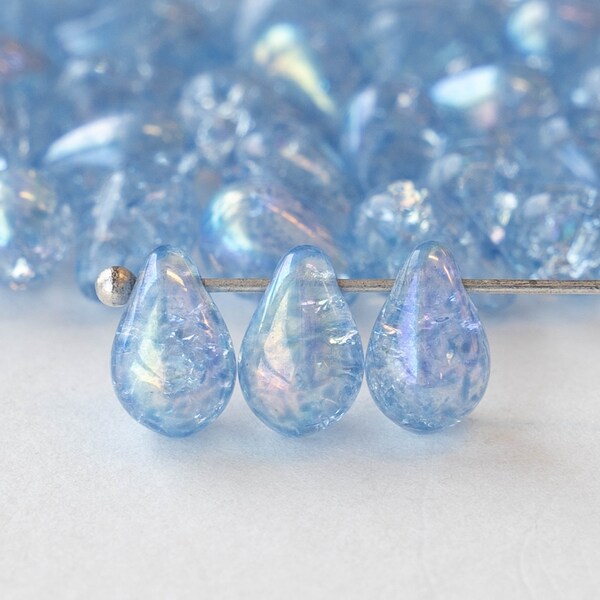 Light Blue Tear Drop - Etsy