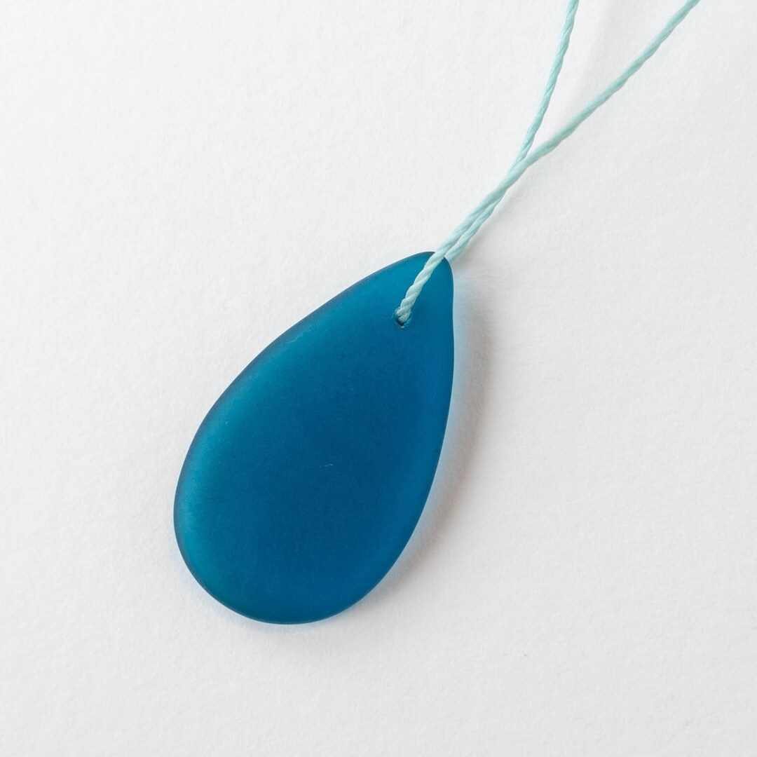 10 - 30x18mm Large Flat Glass Teardrop Beads - Czech Glass Beads ...
