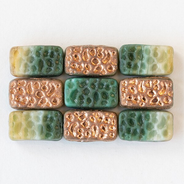 Rectangle Glass Bead - Etsy