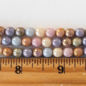 6mm Round Beads 6mm Beads for Jewelry Making - 6mm Druk Beads - Czech ...