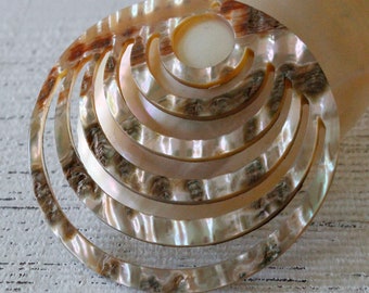 Carved Abalone Shell | Etsy