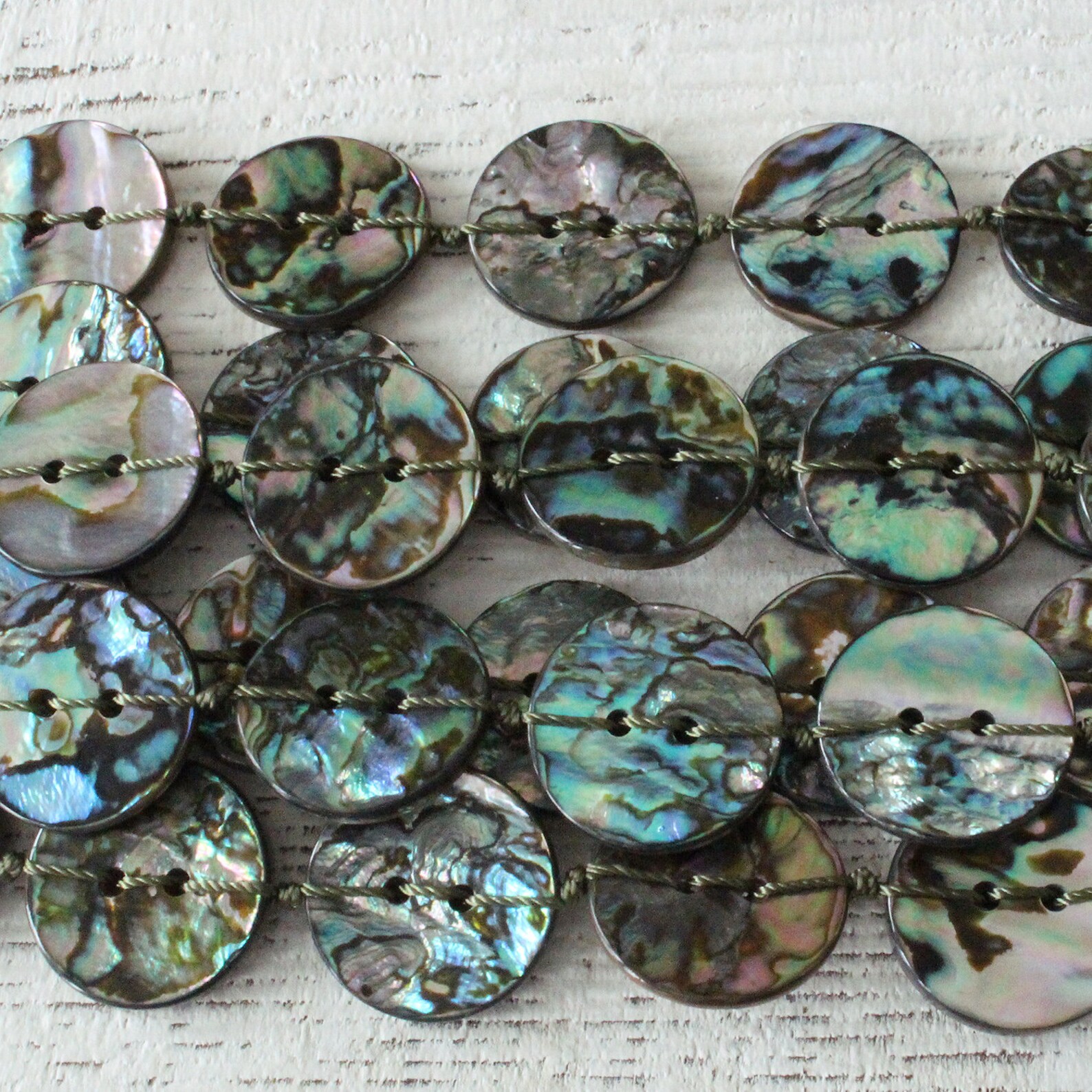 20mm Abalone Button Beads Abalone Beads Abalone Shell | Etsy