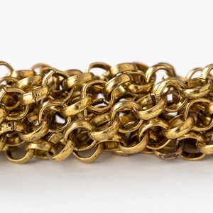 8mm Rolo Chain - Shiny Brass - Priced by the Inch - Etsy