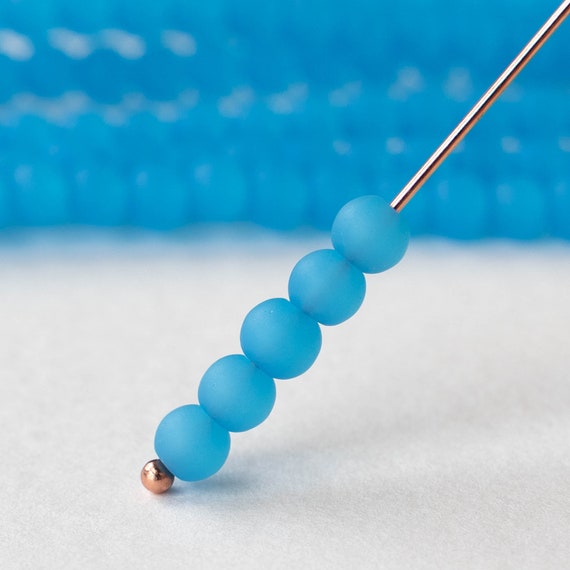 Frosted beads for jewelry making store